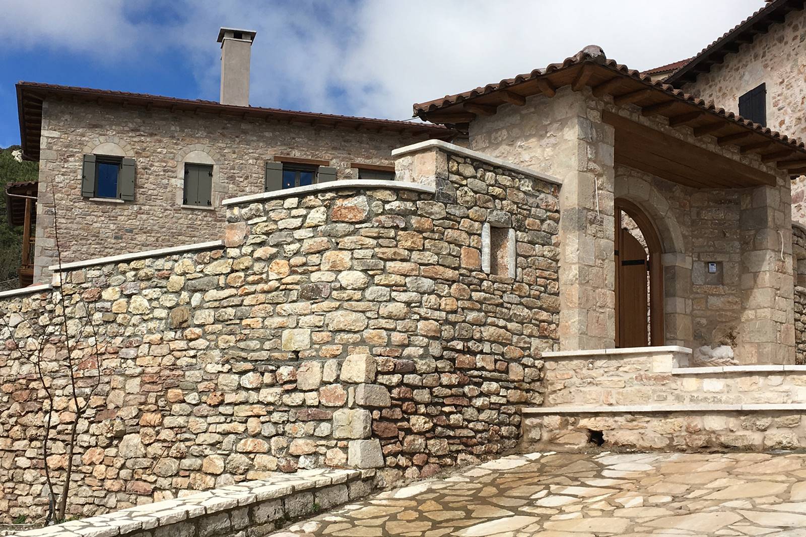 Stone mansion in the historical mountainous Arcadia - Philippitzis ...